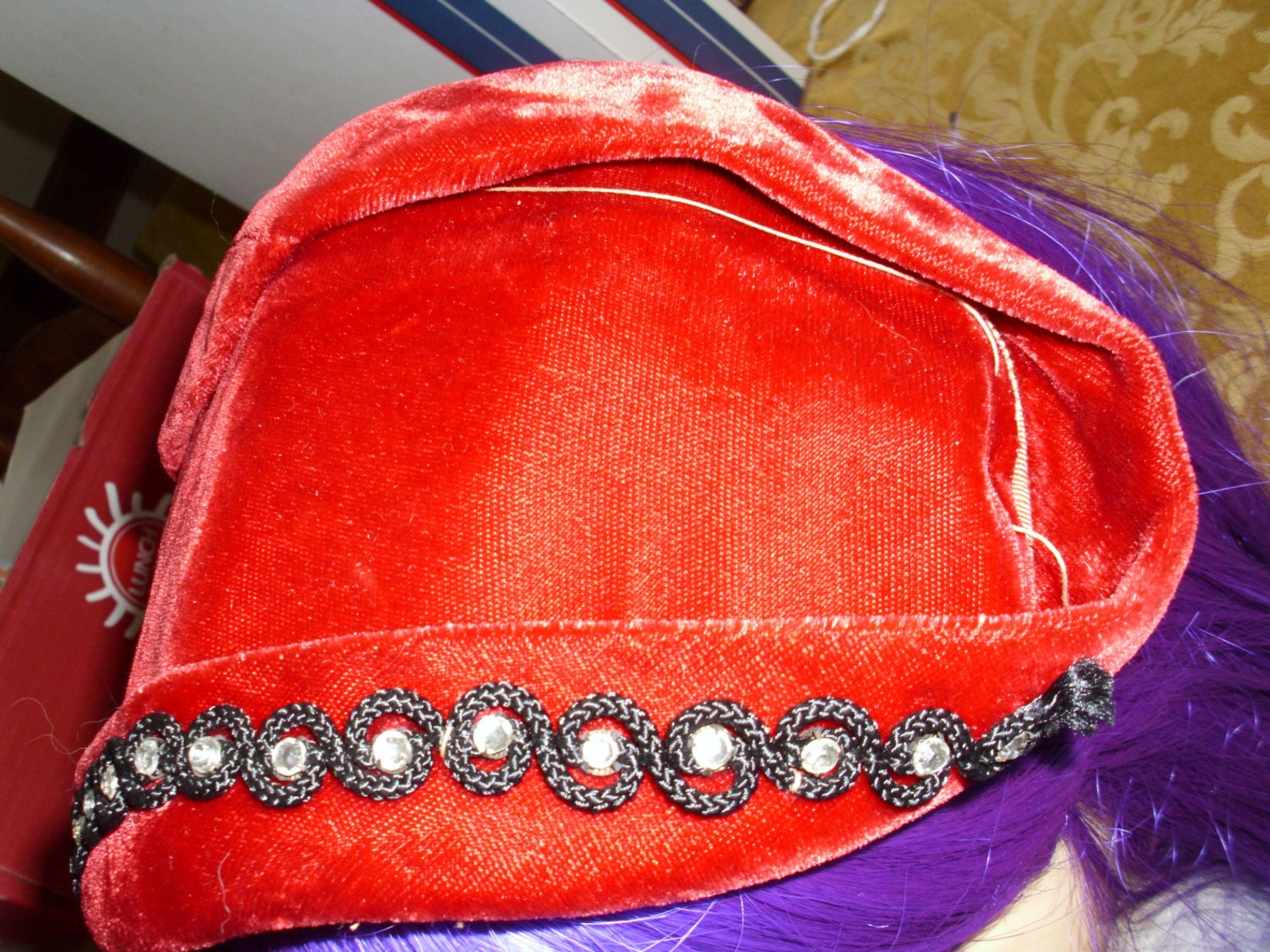 Vintage Hand Made Ladies Puritan Cap Hat Possible Theatre Prop ...