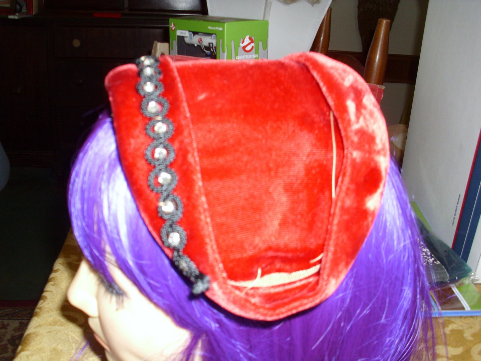 Vintage Hand Made Ladies Puritan Cap Hat Possible Theatre Prop ...