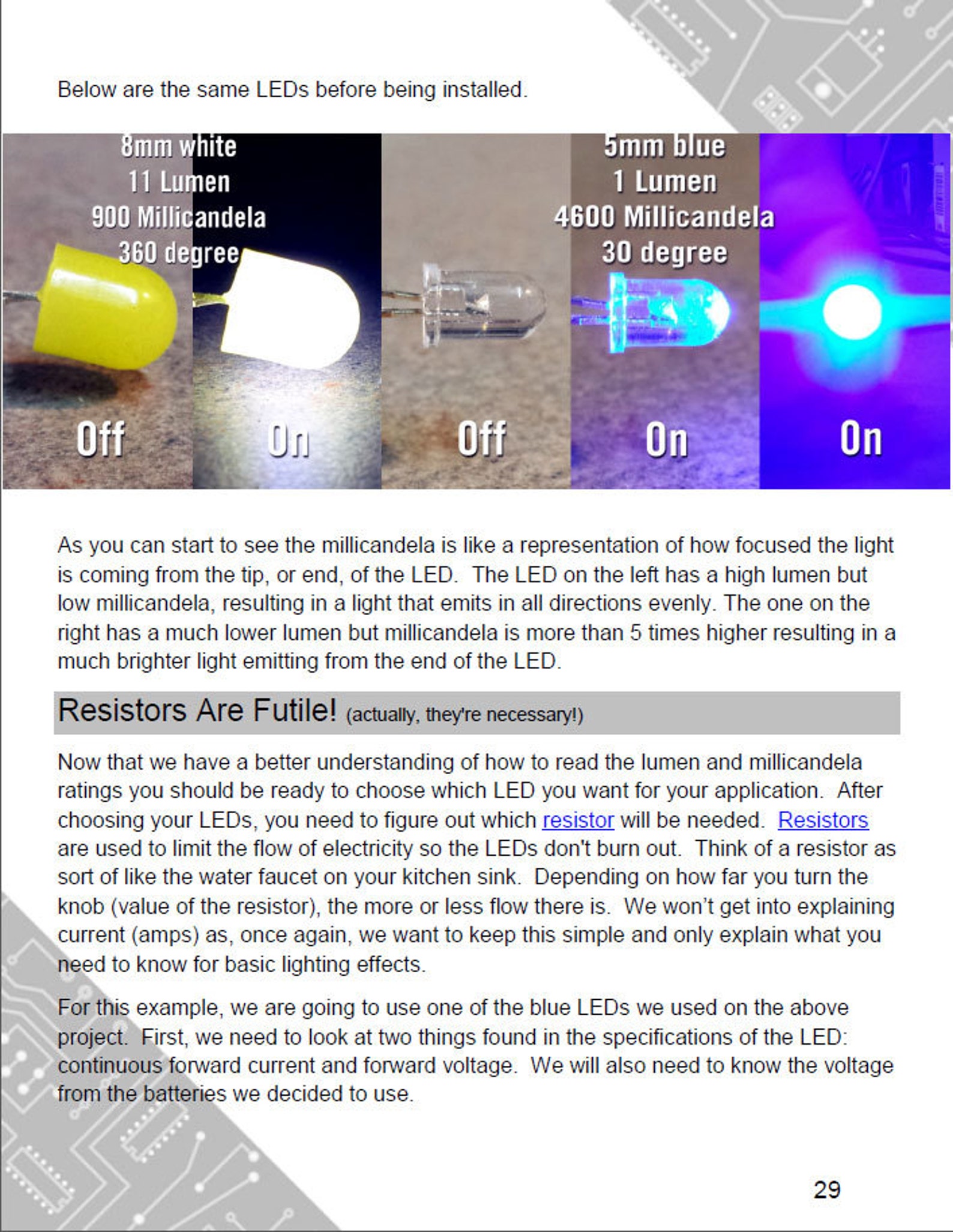 Cosplay Lighting With Leds: A Beginners Guide Ebook - Etsy