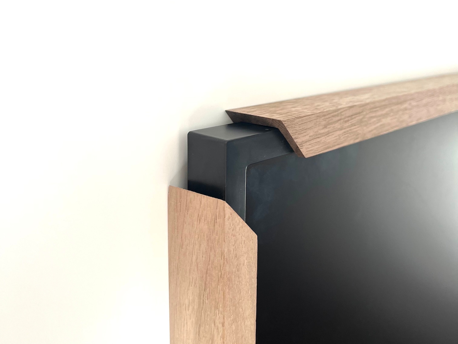 Samsung Frame TV Handmade Real Wood Bezel 65'' Model - Etsy