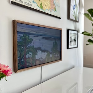 Samsung Frame TV Handmade Real Wood Bezel - 32'' Model - Etsy