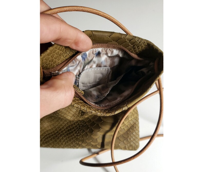 3-in-1 White Python Leather Purse, White Leather Phone Pouch, Python ...