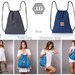 Blue Canvas Backpack Purse Convertible Backpack Tote SALE Blue Tote Bag ...