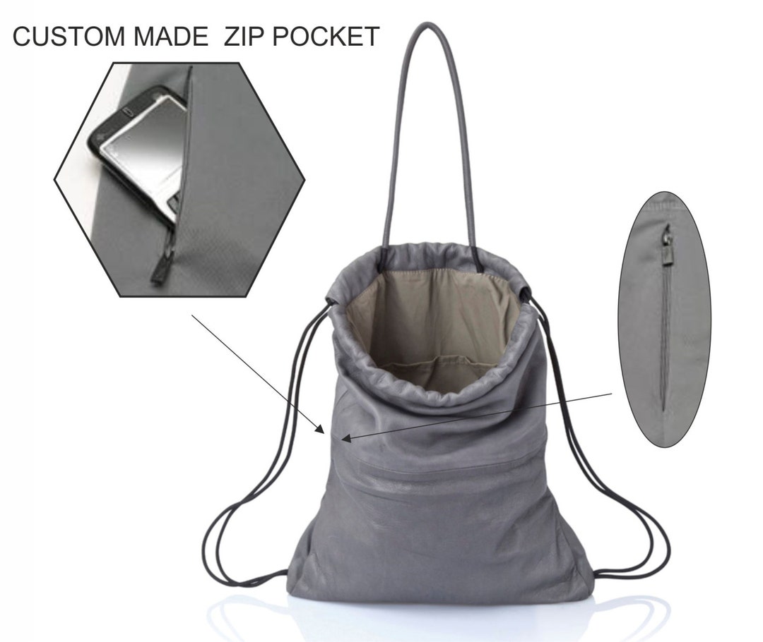 Customade External Zipper Pocket for Judtlv's Backpack Purse Multi-way ...