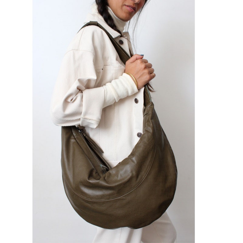 Leather Hobo Bag - Etsy
