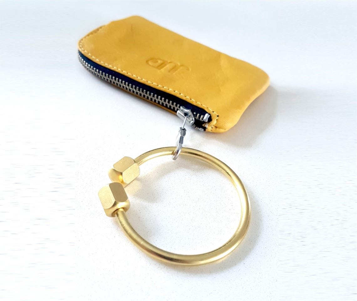Brass Open Ring Key Holder - Gold Key Ring- Keys Organizer - Piercing ...