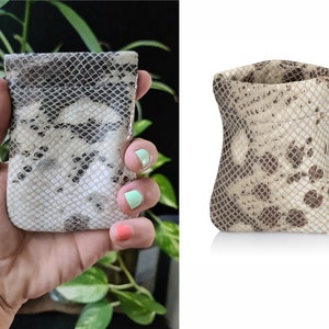 Red Leather Wallet Pinch Frame Coin Pouch SALE Vintage Style Coin Pouch ...