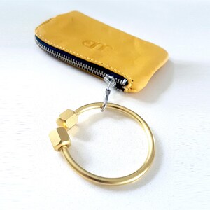 Brass Ring BRACELET Key Holder- Gold Key Holder- Keys Organizer ...