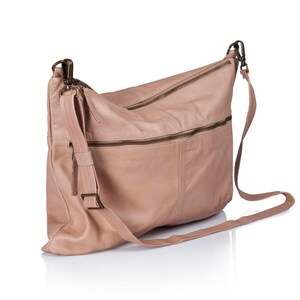 Gray Leather Bag Women Leather Messenger Bag SALE Large Leather Purse ...