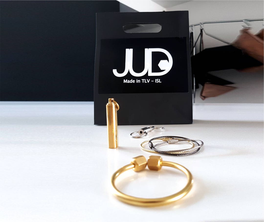 Brass Ring BRACELET Key Holder- Gold Key Holder- Keys Organizer ...