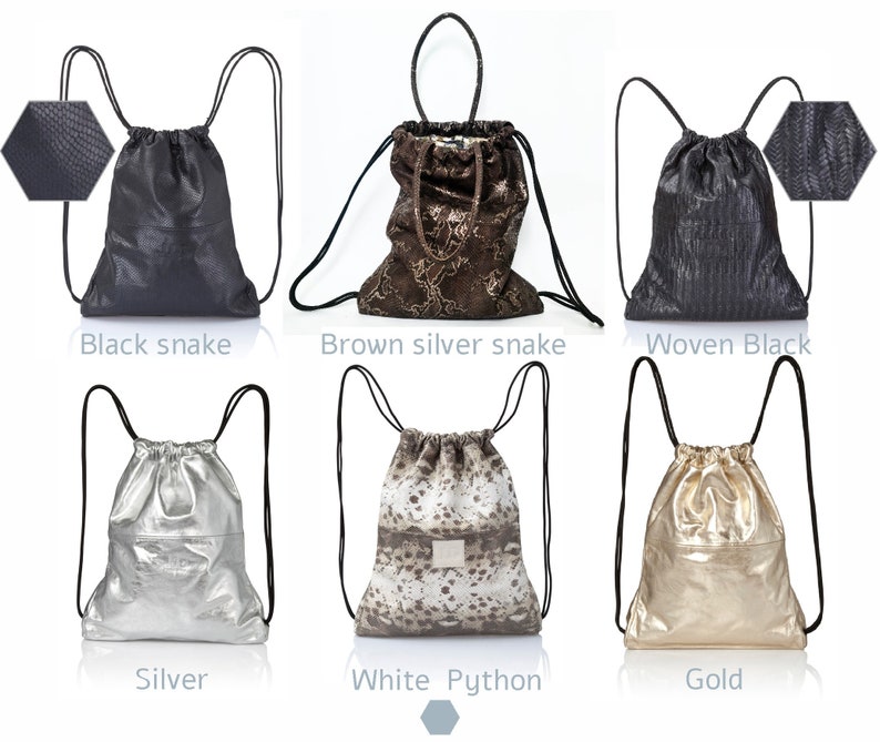 Woven Leather Backpack Purse SALE Multiway Leather Back Bag Women ...