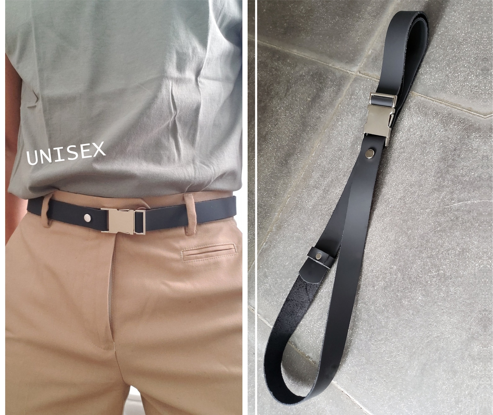 Long Black Leather Belt Soft Leather Belt Unisex Thin Leather - Etsy