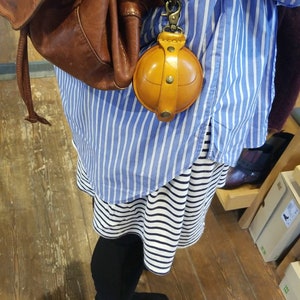 Red Ball Leather Wallet Ball Shape Leather Purse SALE Clutch Purse With ...
