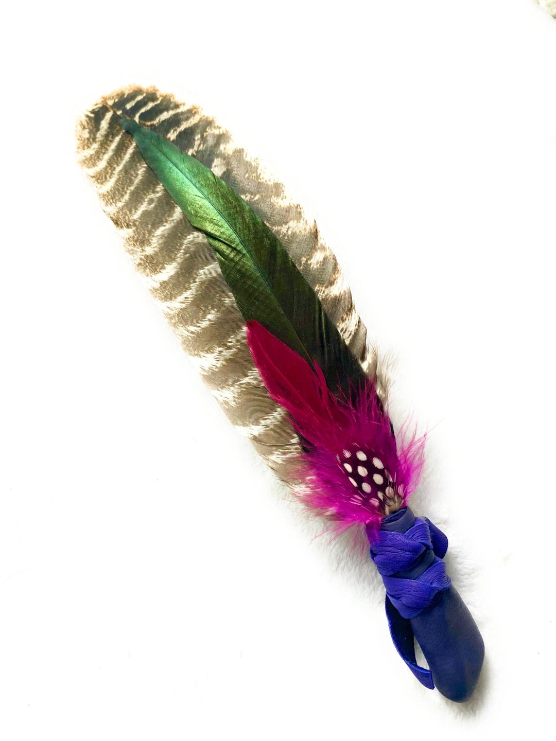 Smudge Fan, Smudging Feather, Prayer Feather, Ceremonial Tool, Home ...