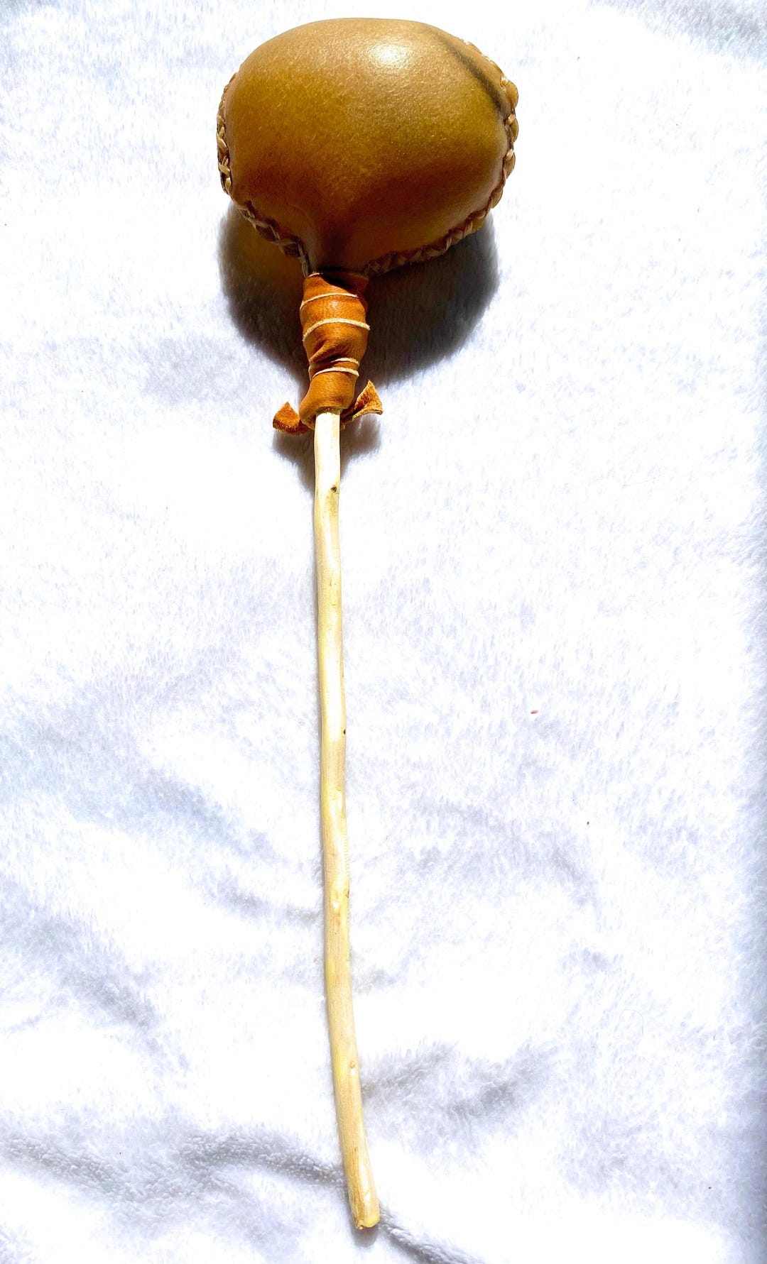 Rattle, Buffalo Rawhide Rattle, Ceremonial Tool, Healing Tool, Handmade ...
