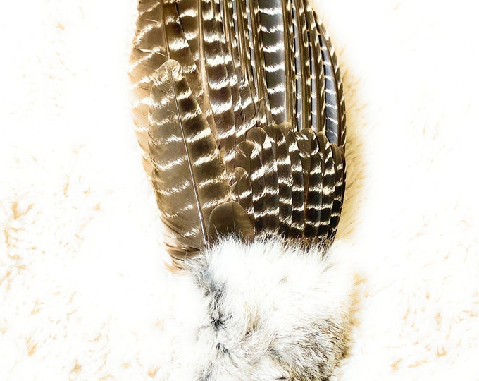 Feather Smudge Fan, Ceremonial Fan, Prayer Fan, Smudging Fan, Gift for ...