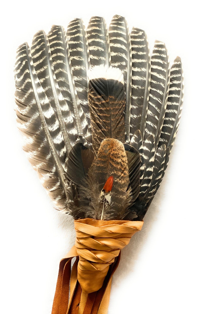 Feather Smudge Fan, Ceremonial Fan, Prayer Fan, Smudging Fan, Gift for ...