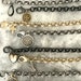 Chain Bracelet With Charms, 11mm Antique Silver, Gunmetal or Gold Rolo ...