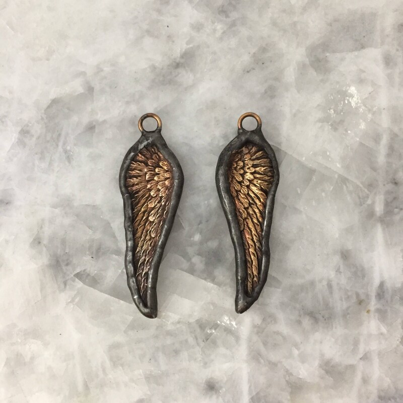 Angel Wing Pendant - Etsy