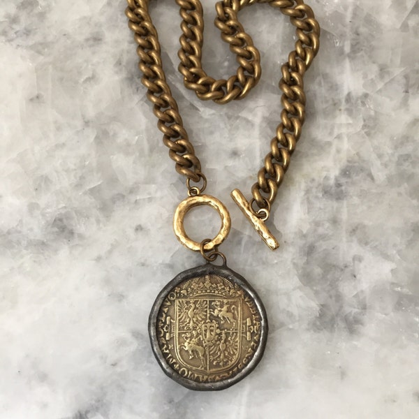 Coin Pendant - Etsy