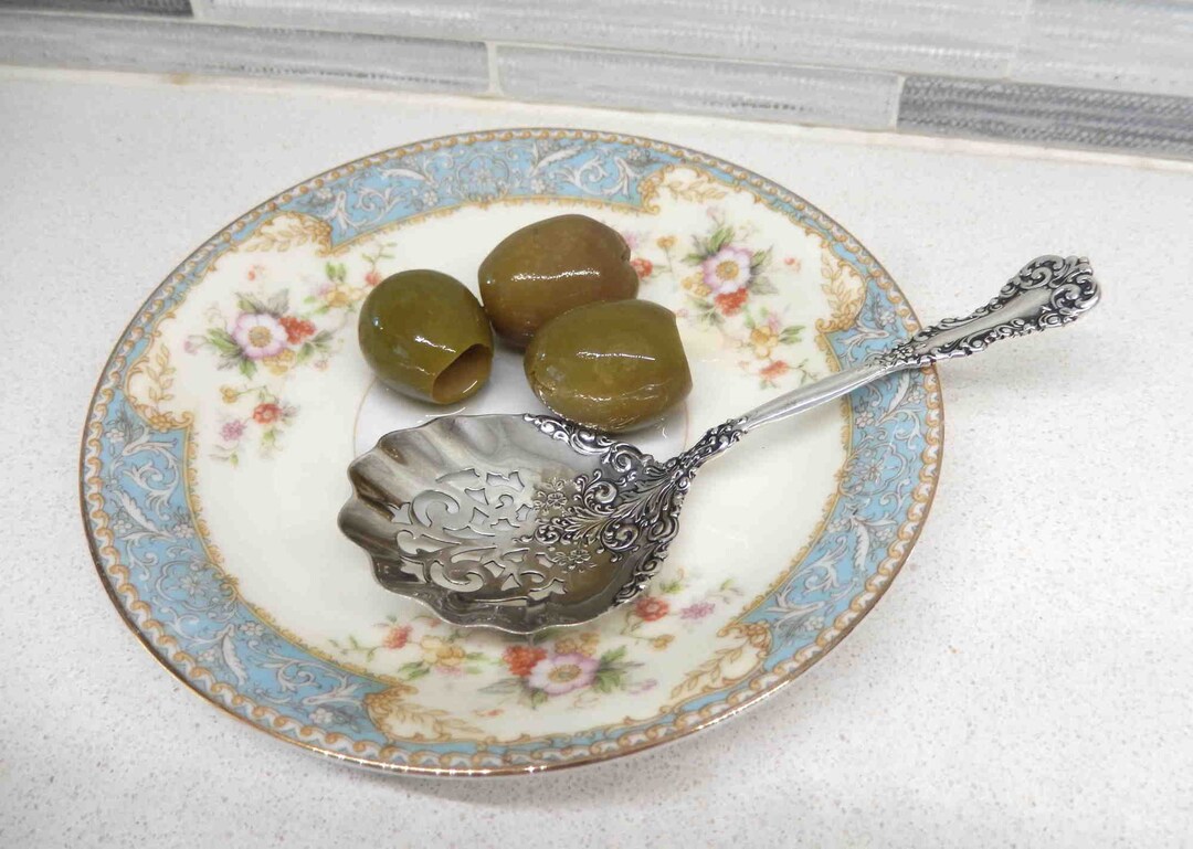 1880 Ornate Edwardian Pierced Serving Spoon Dainty Tidbits Server - Etsy