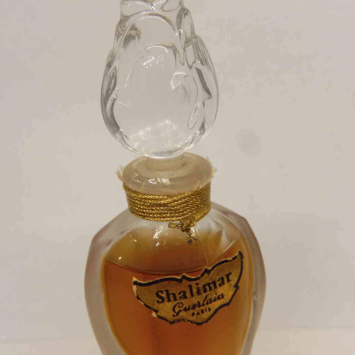 GUERLAIN Shalimar Perfume Extrait 1/2 Oz. Rose Bud Bottle 15 Ml. 1967 ...
