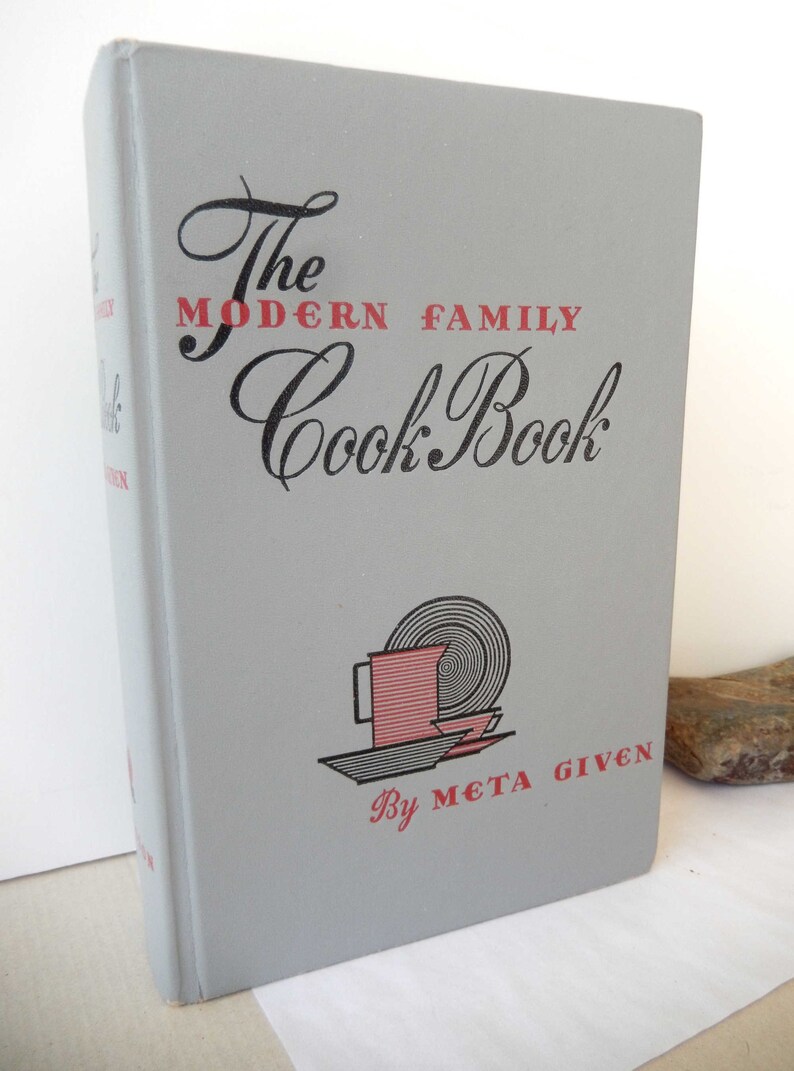 The Modern Family Cook Book Meta Given 1958 Retro Classic Recipes - Etsy