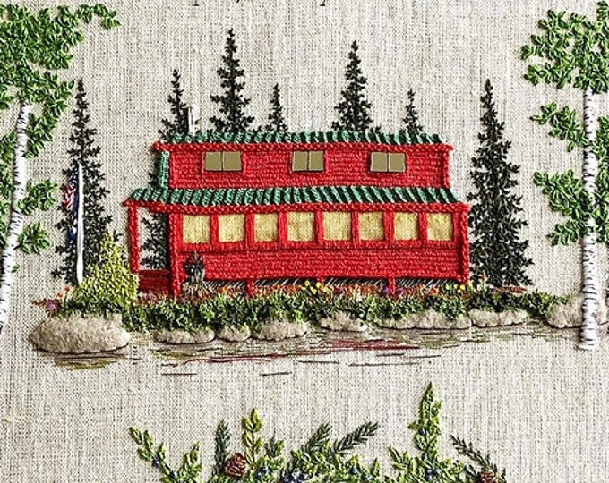 Hand-stitched House: a Guide to Designing and Embroidering a Portrait ...