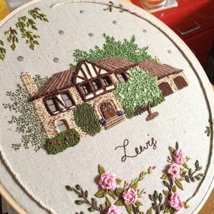 Hand-stitched House: a Guide to Designing and Embroidering a Portrait ...