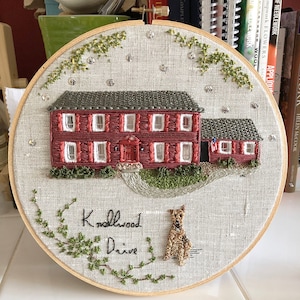 Hand-stitched House: a Guide to Designing and Embroidering a Portrait ...