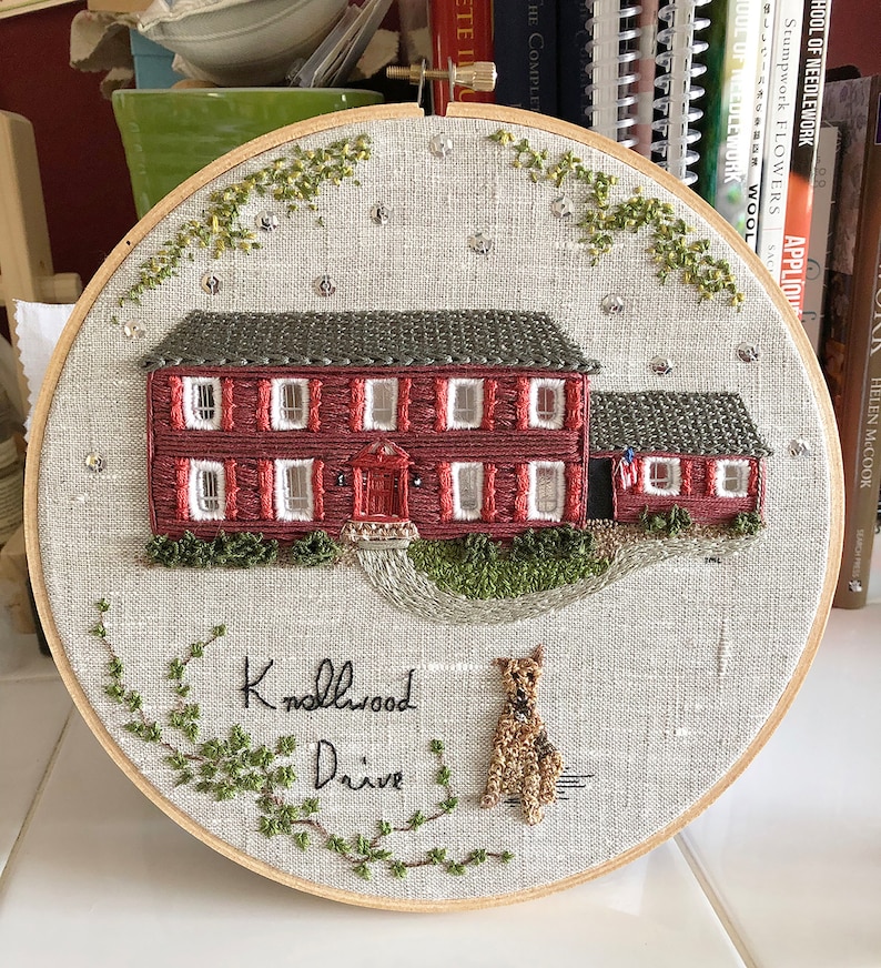 Hand-stitched House: a Guide to Designing and Embroidering a Portrait ...