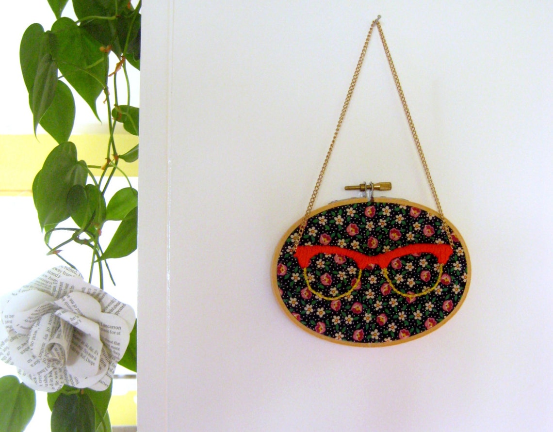 RETRO SPECTACLES EMBROIDERY Pattern Pdf Instant Download - Etsy