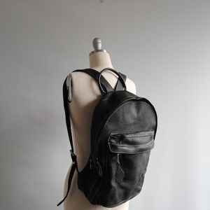 Roots Canada Large Leather Backpack in Black - Etsy