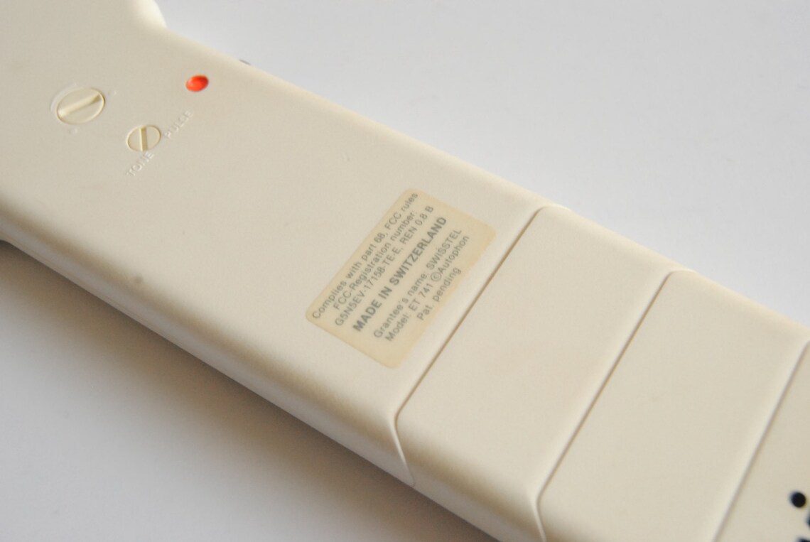 80s Pomo Swisstel ET 741 Autophon Telephone Phone | Etsy