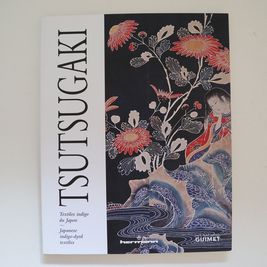 Tsutsugaki Catalogue Book Japanese Japanese Indigo-dyed Textiles Guimet ...