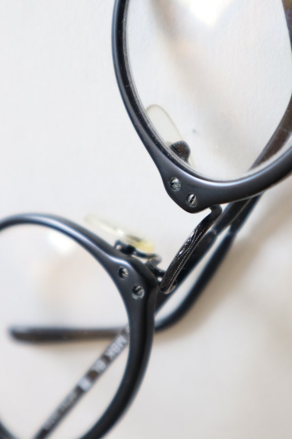 Vintage Oliver Peoples OP-505 Frames Eyeglasses Black… - Gem