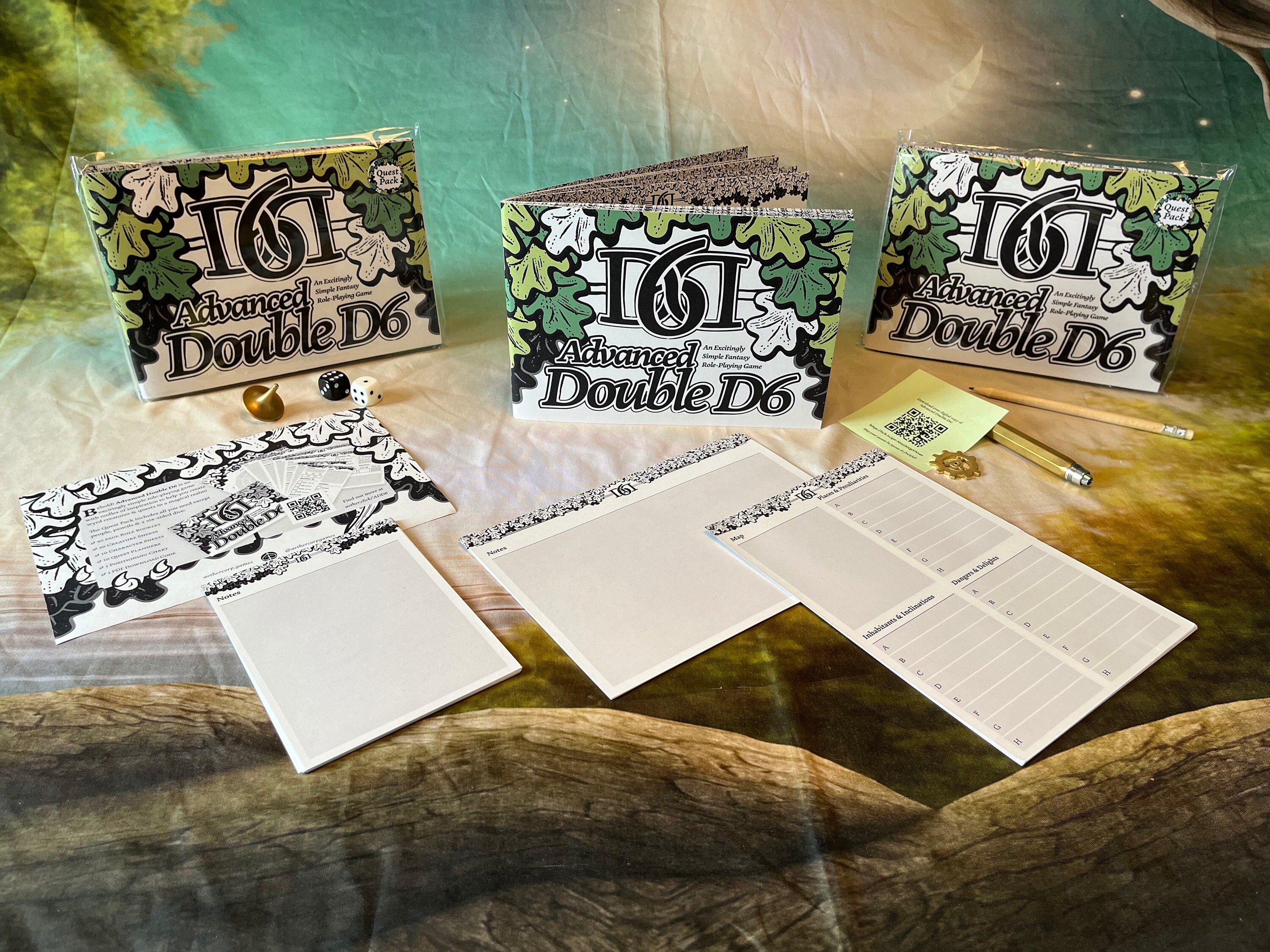 Advanced Double D6 A Simple Fantasy RPG - Etsy UK