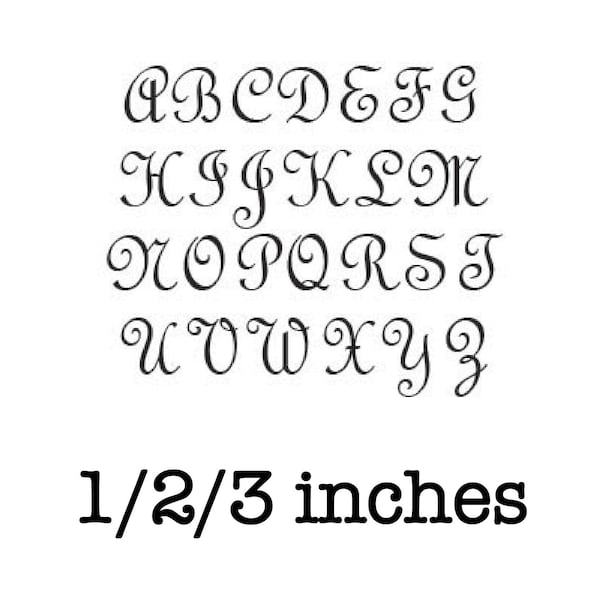 French Script Embroidery Font - Etsy