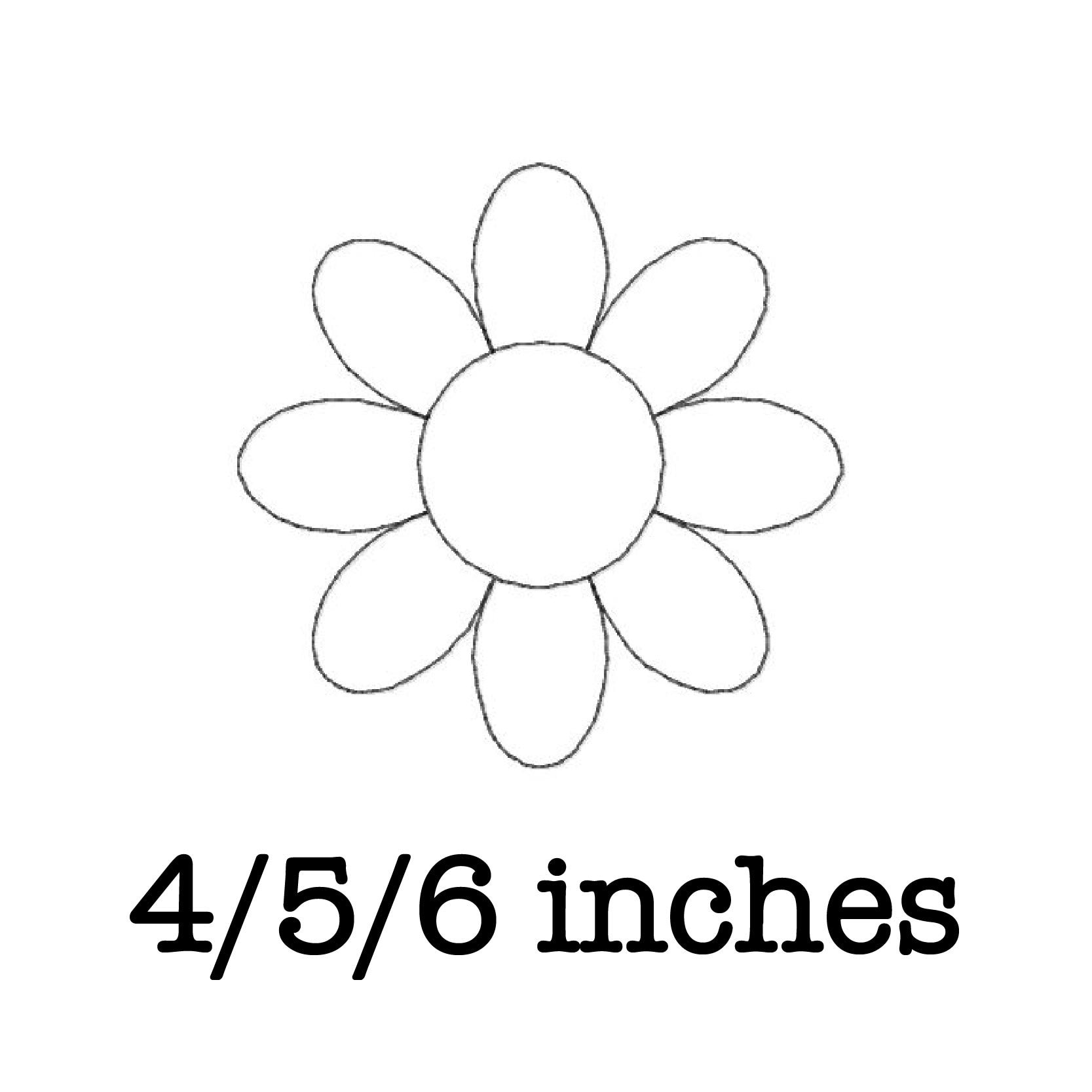 Daisy Template Outline