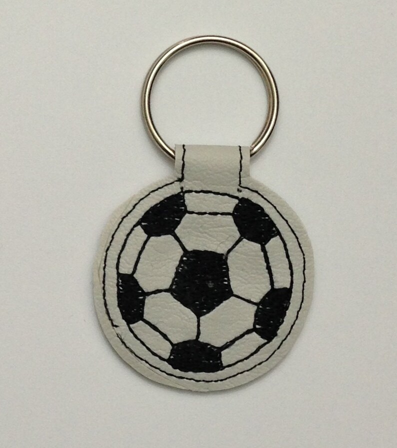 Snapless Key Fob Soccer Ball Football in the Hoop Machine - Etsy