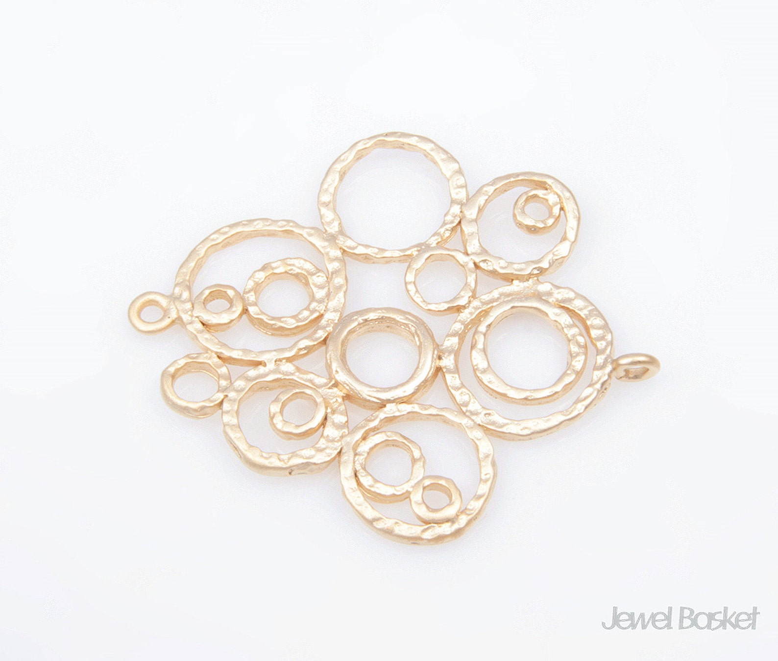 Multi Bubble Connector in Matte Gold / 28mm X 33mm / BMG101-C - Etsy
