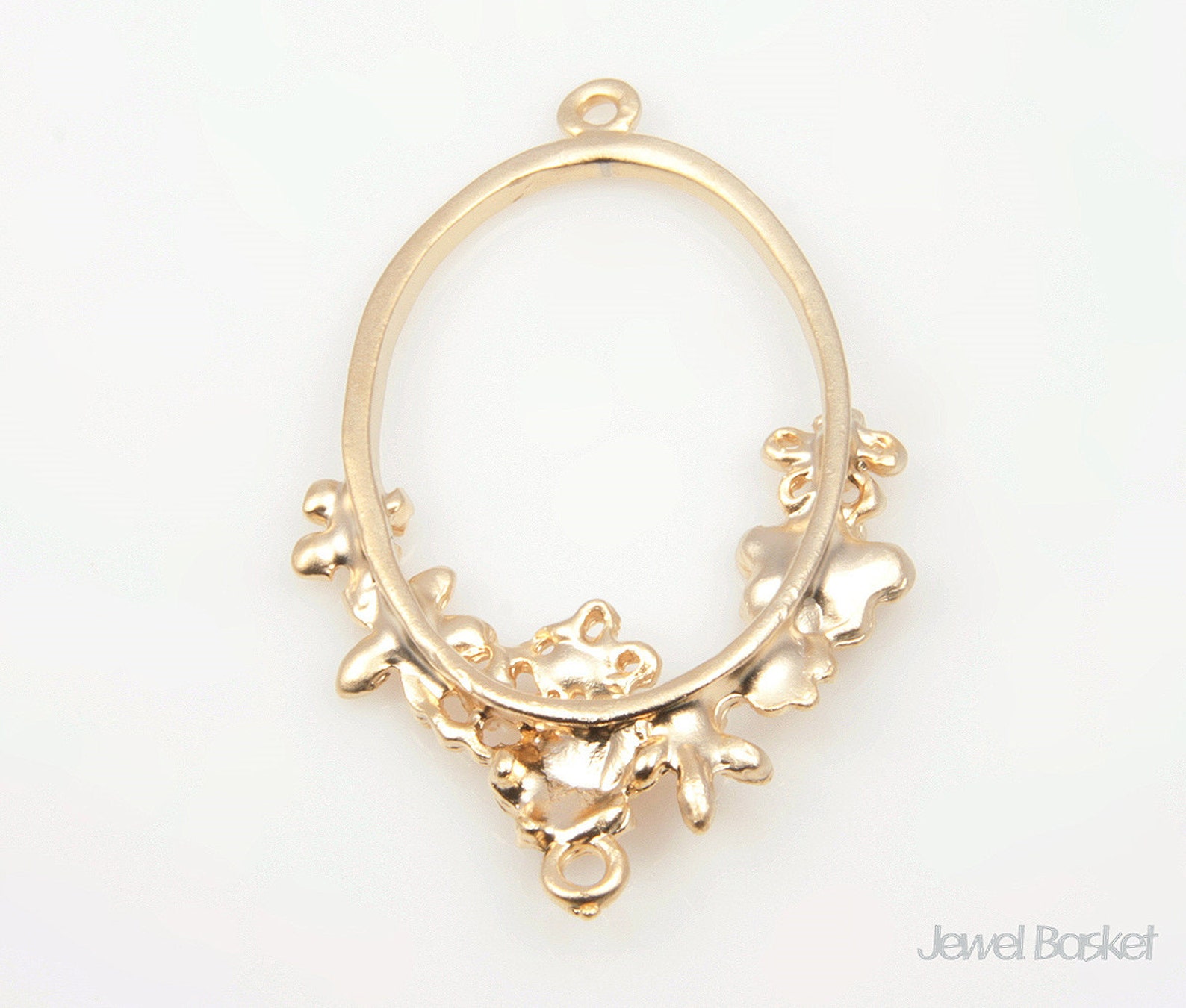 Flower Basket Connector / 24mm X 40mm / BMG010-C 2pcs - Etsy