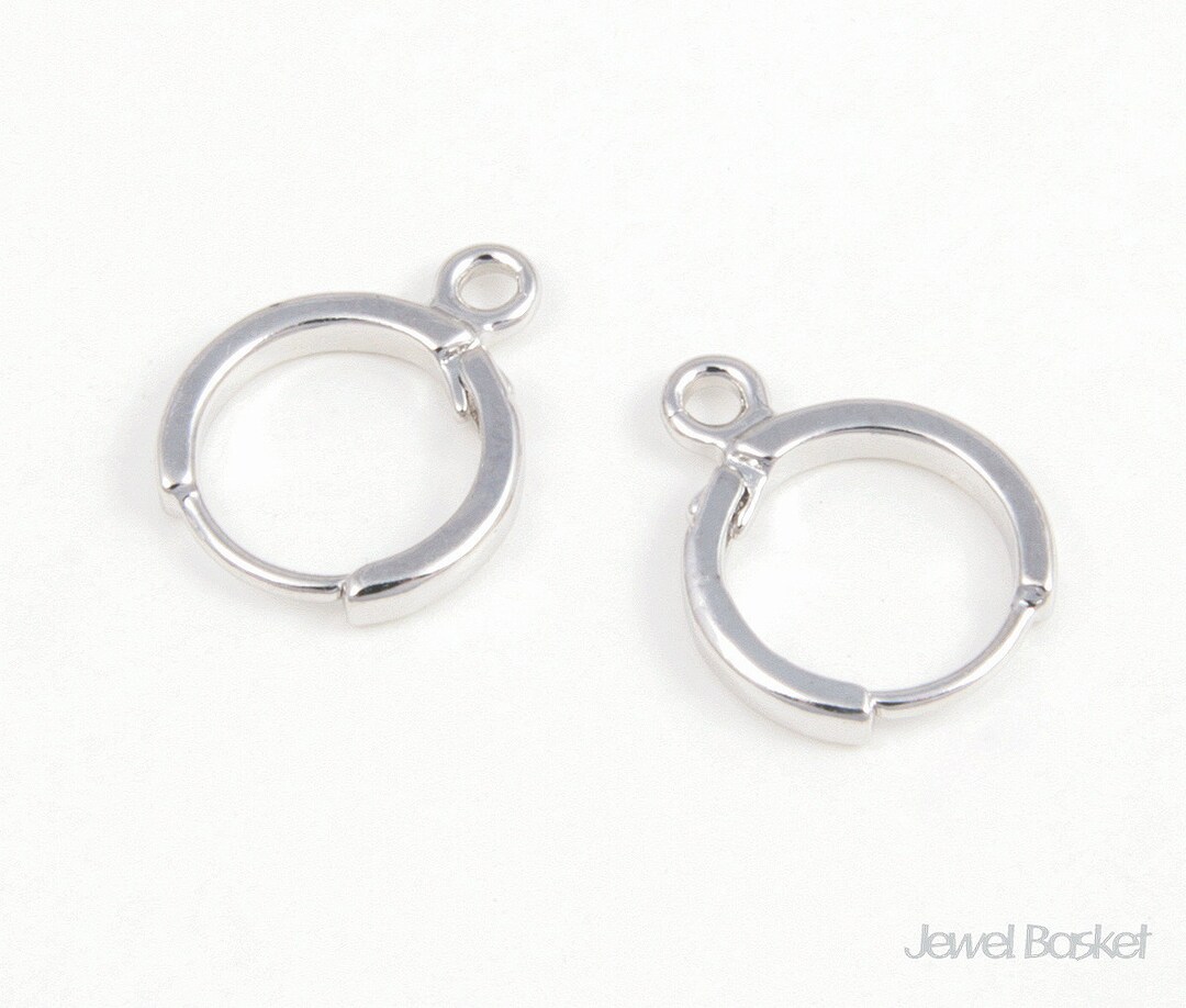 Round Clip Earhook 8pcs Round Clip Earhook 12mm Handmade Earring Supply ...