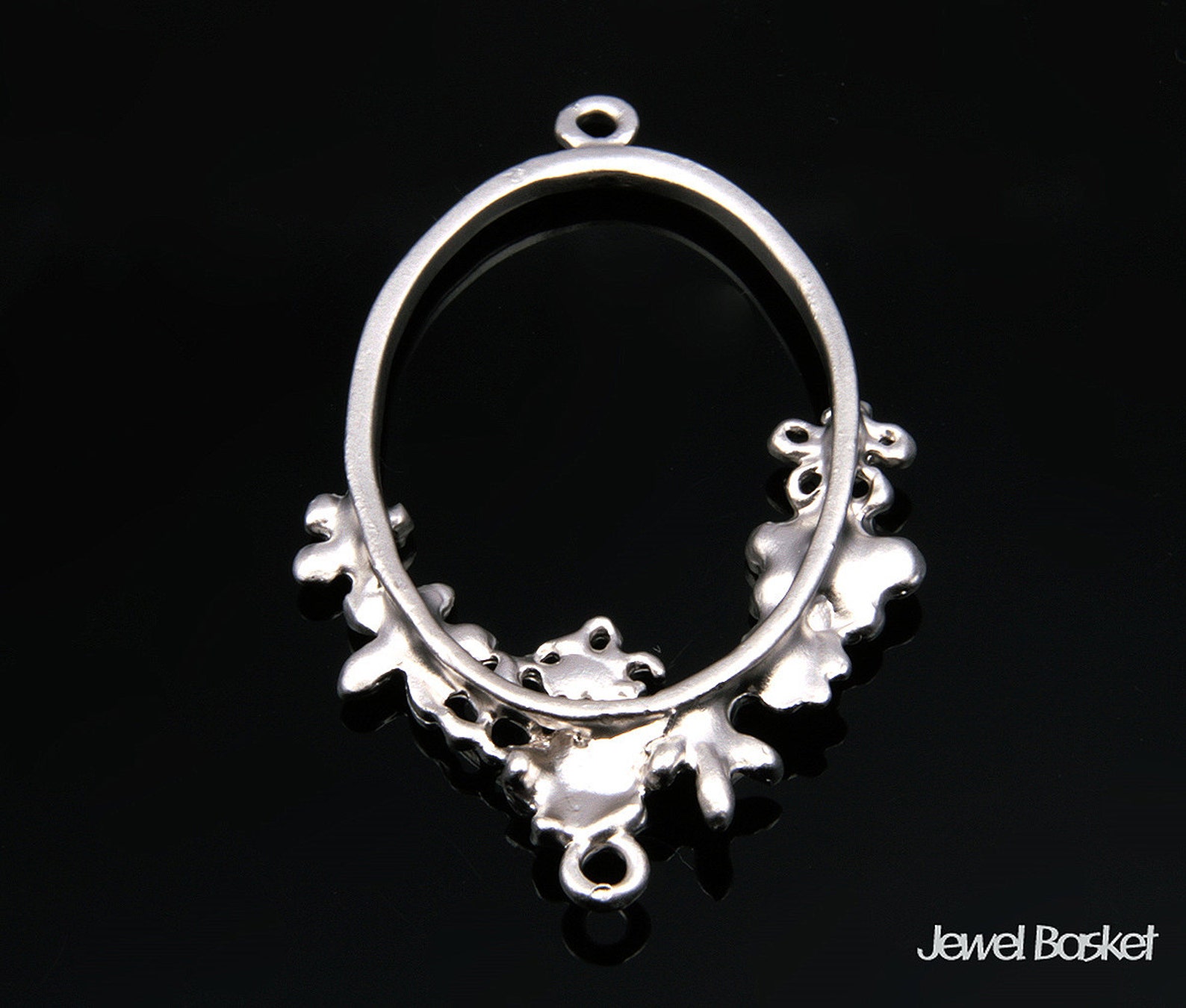 Flower Basket Connector / 24mm X 40mm / BMS010-C (2pcs) - Etsy