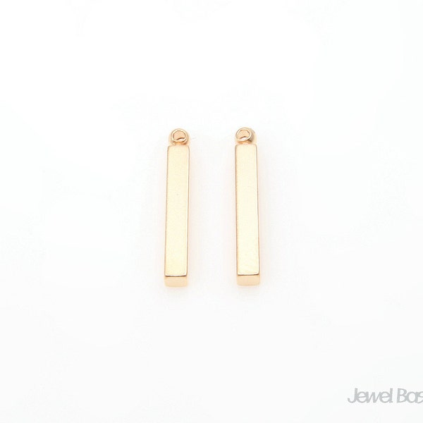 Gold Bar Pendant - Etsy