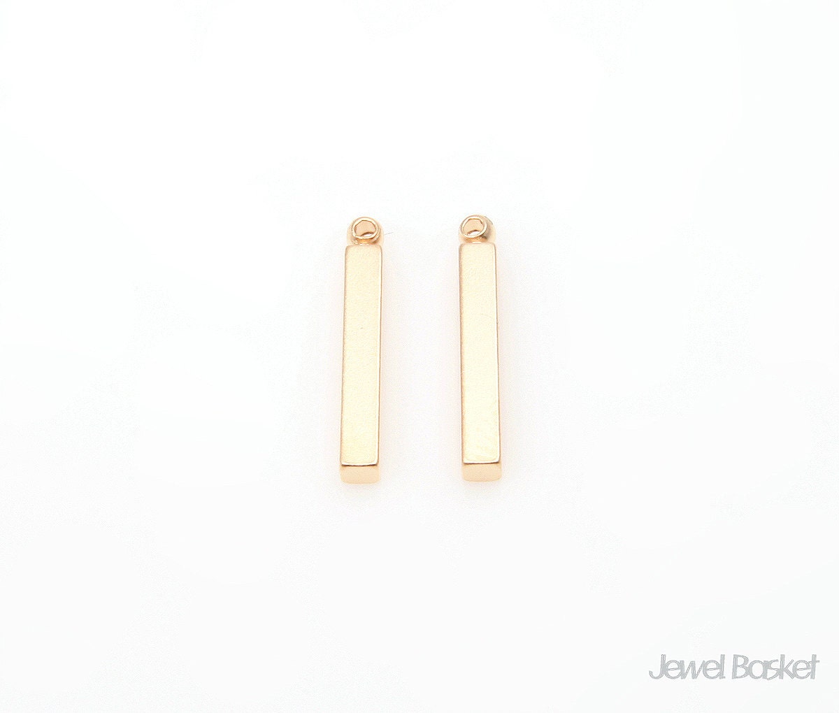 4pcs - Matte Gold Bar Pendant for Earrings - Small / 2mm X 15mm ...