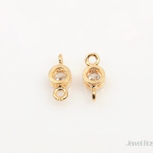 CG004-C2 (6pcs) / Tiny Cubic Connector in Gold Ver.2 / 4mm X 9mm - Etsy