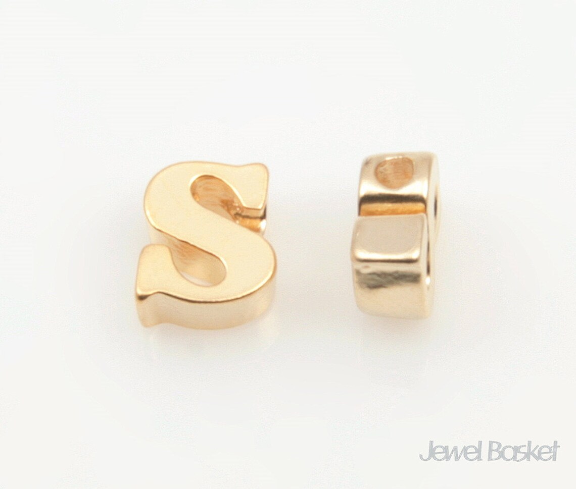 Matte Gold Lower Case Alphabet 2pcs Small Letter - Etsy