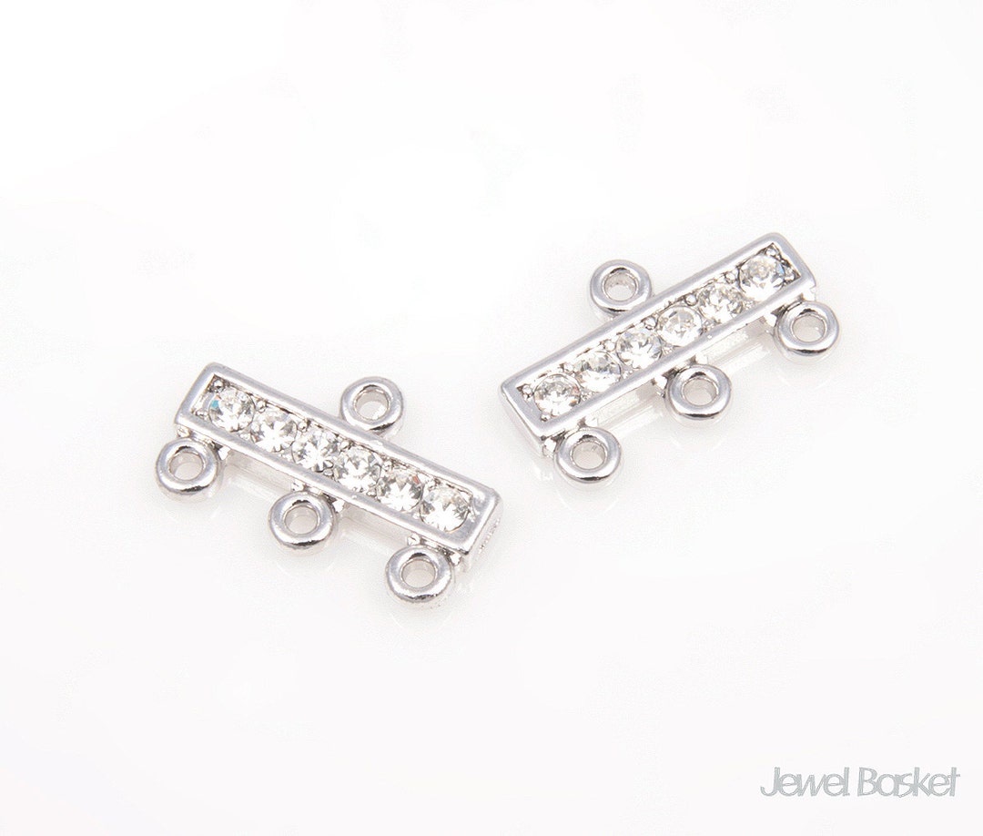 CRH034-C (4pcs) / 4 O Ring Bar Connector / 10mm X 16mm - Etsy