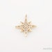 1pcs - Big Star Pendant in Gold Plated With 21 Cubic Zirconia / Cubic ...